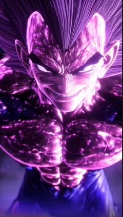 Ultra Vegeta Dragon Ball Z Transformation Battle Animation | AI Video