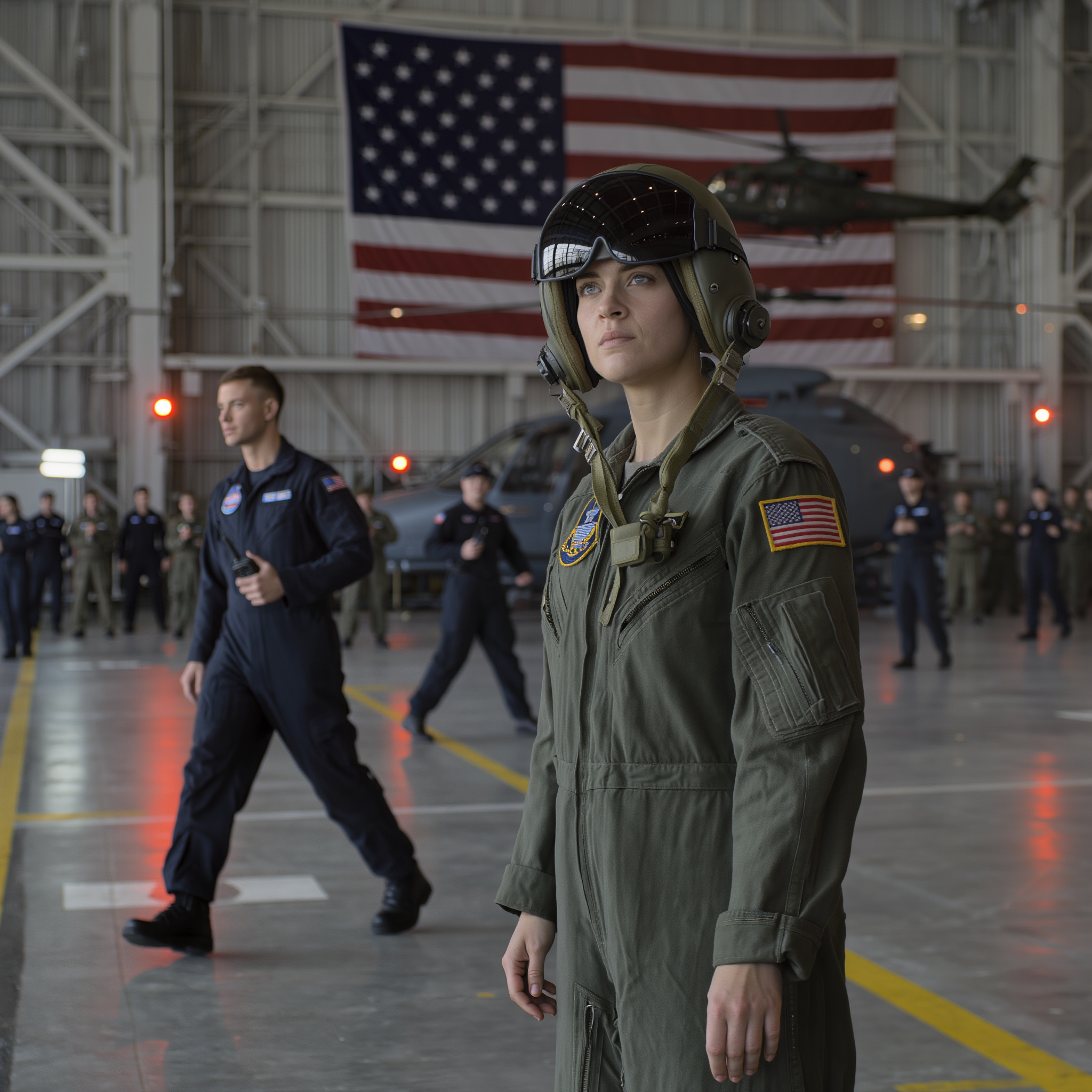 'The rescue commander said, ‘Is there a pilot capable?’ and she quietly ...