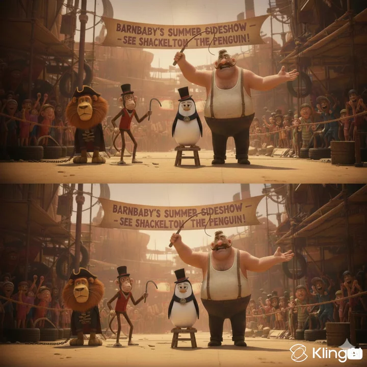 Cinematic 3d Animation Of Heroic Penguins Rescuing Exploited Penguin ...