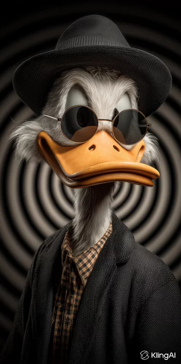 Hypno Duck Turn Ai Video Unique Fashionable Duck Hypnotic Spiral ...
