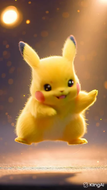 Pikachu Dances In Joy Animated Video | AI Video