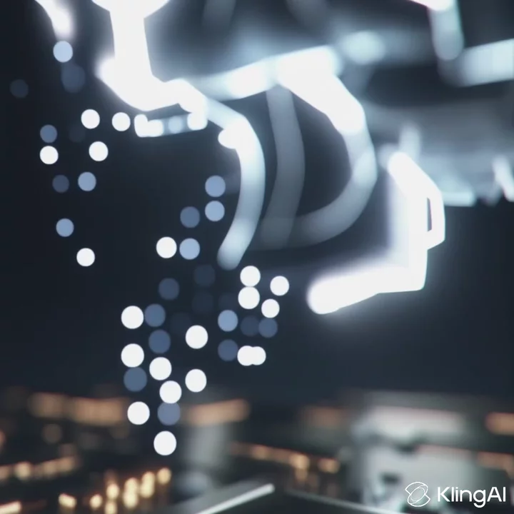 Futuristic Digital Workspace Innovative Technology Environment | AI Video