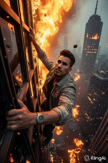 Young Hero Climbs Burning Skyscraper In High Stakes Action Thriller ...
