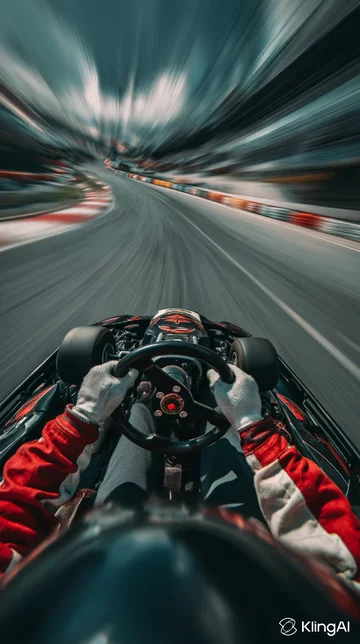 Kart Speed Thrill Rush High Speed Racing Excitement | AI Video