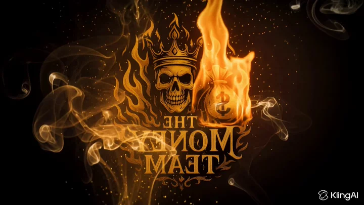 Skull On Fire The Money Game | AI Video
