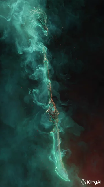 Guan Yu In Celestial Form Wields Green Dragon Crescent Blade In Jade ...