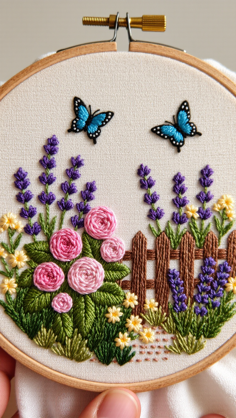 Beautiful Embroidery Design For Home Decor Inspiration | AI Image