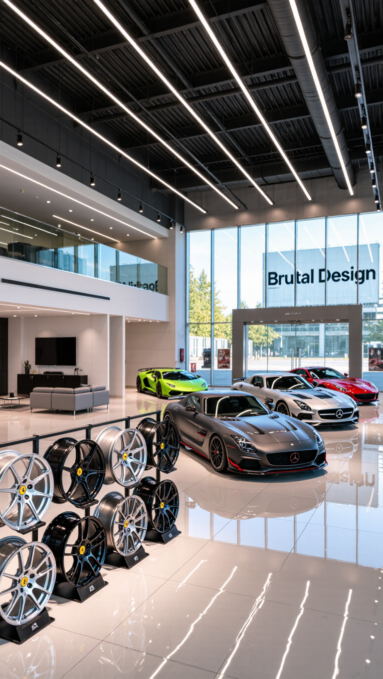 Oure Showroom Modern Design And Elegance | AI Image