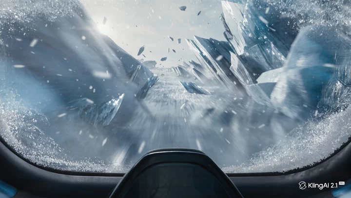 Moto Gp Ice Pov High Speed Racing On Frozen Track | AI Video