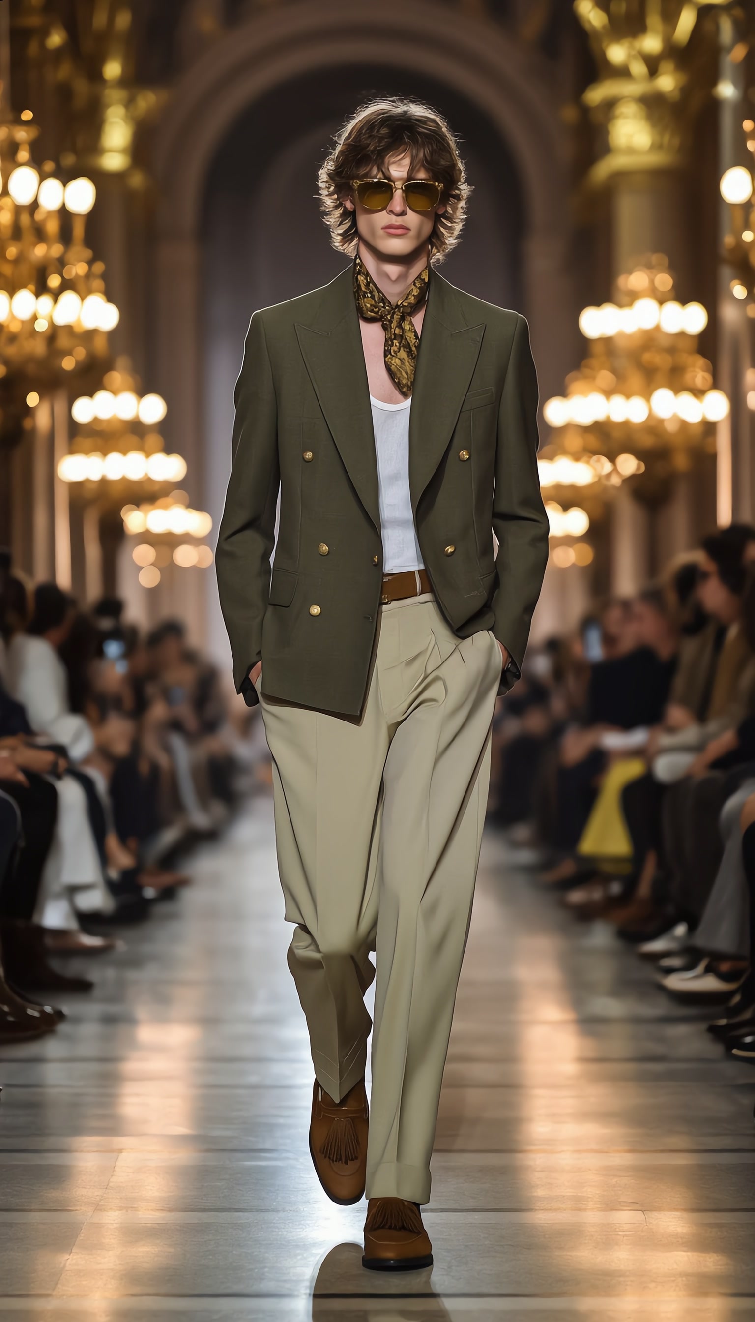 Fashion Man Stylish Outfit Urban Look | AI Image