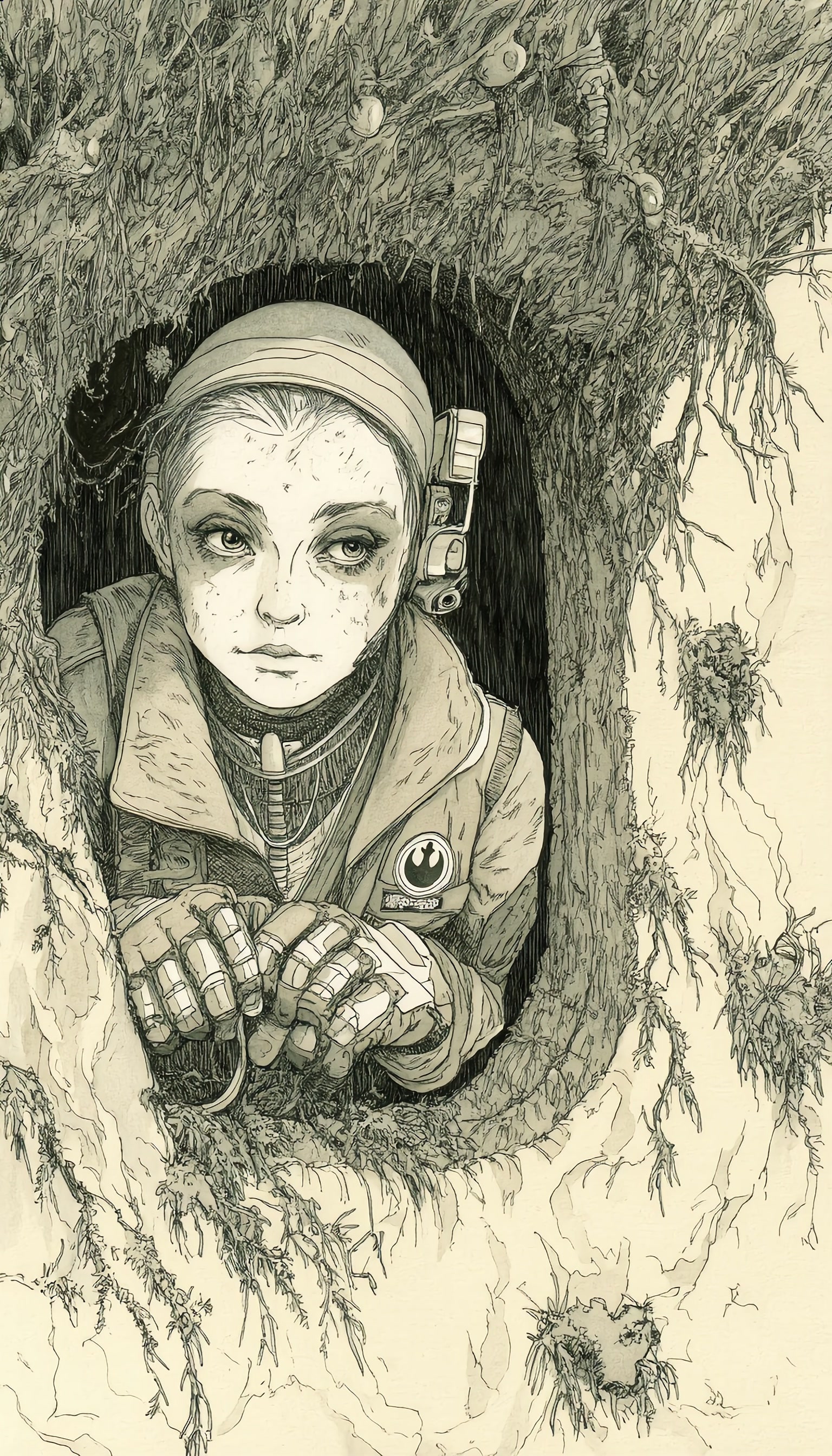 Rebel Scout Adventure Journey In Wild Nature | AI Image