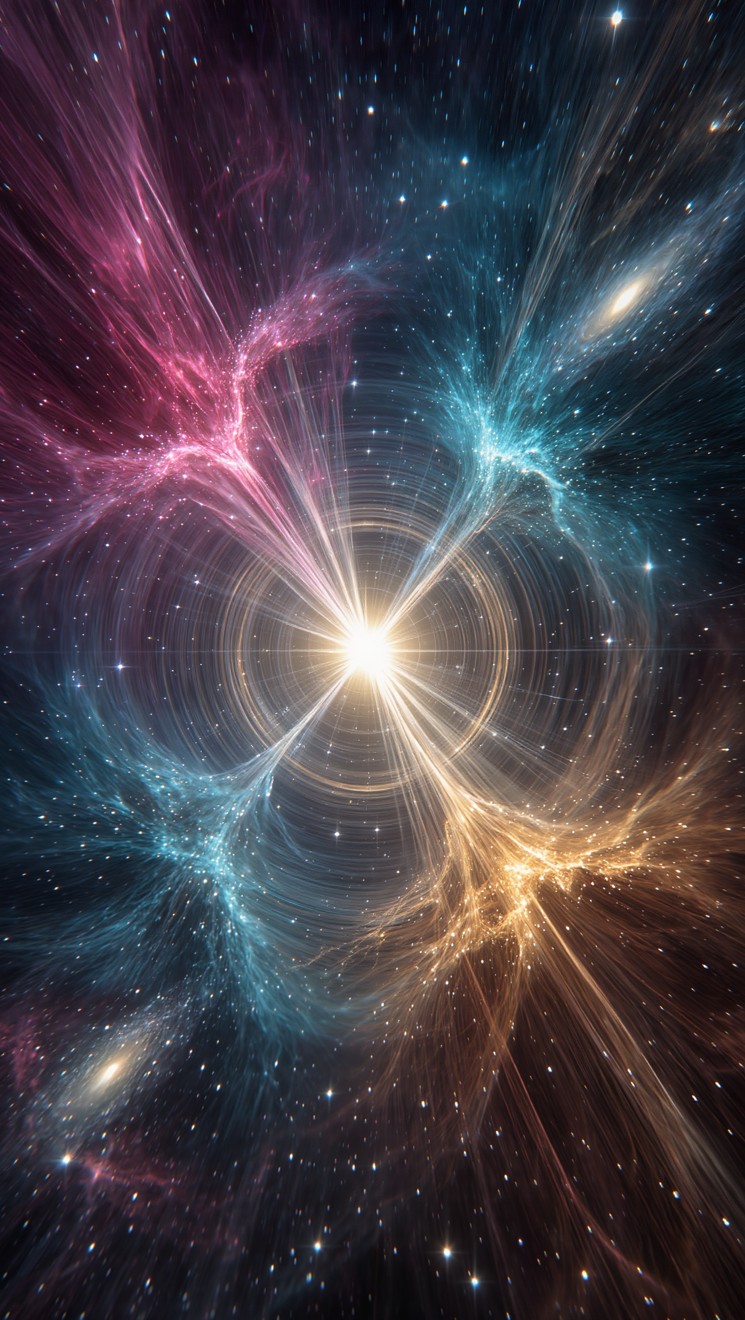 Cosmic Explosion Supernova Star Ocean Vibrant Nebulae Constellations ...