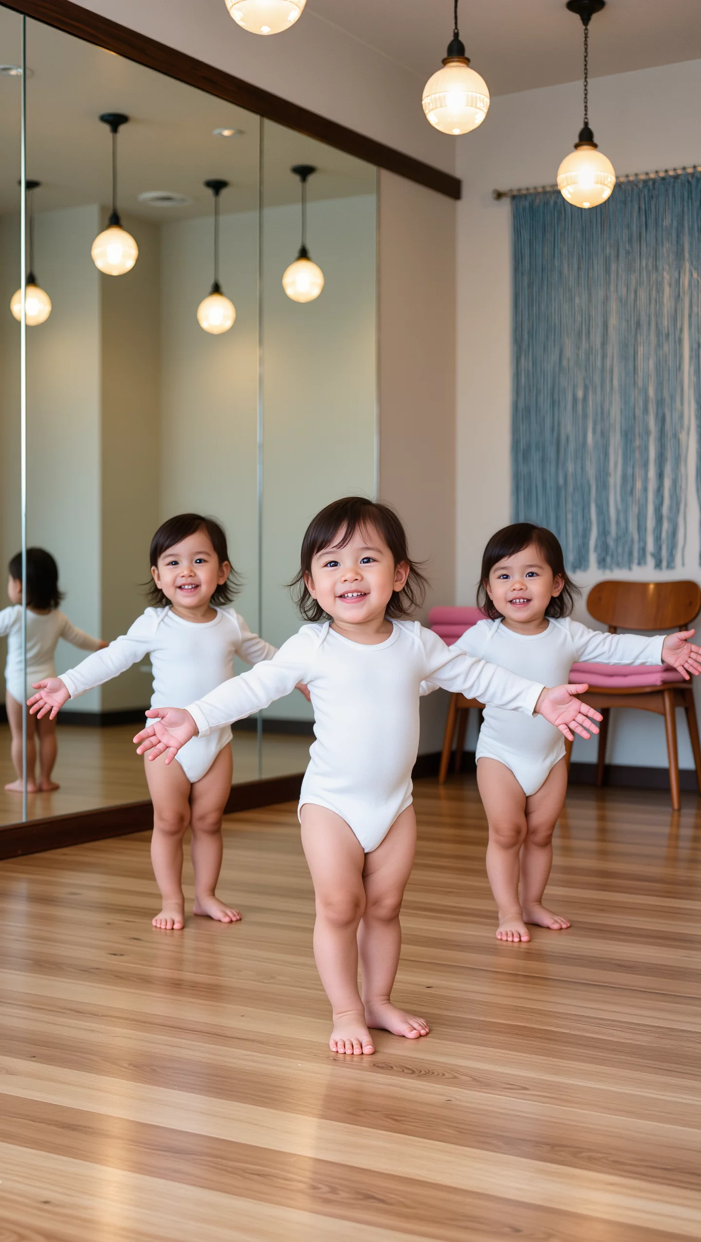 Roman Havası Dans Eden Bebekler | AI Image