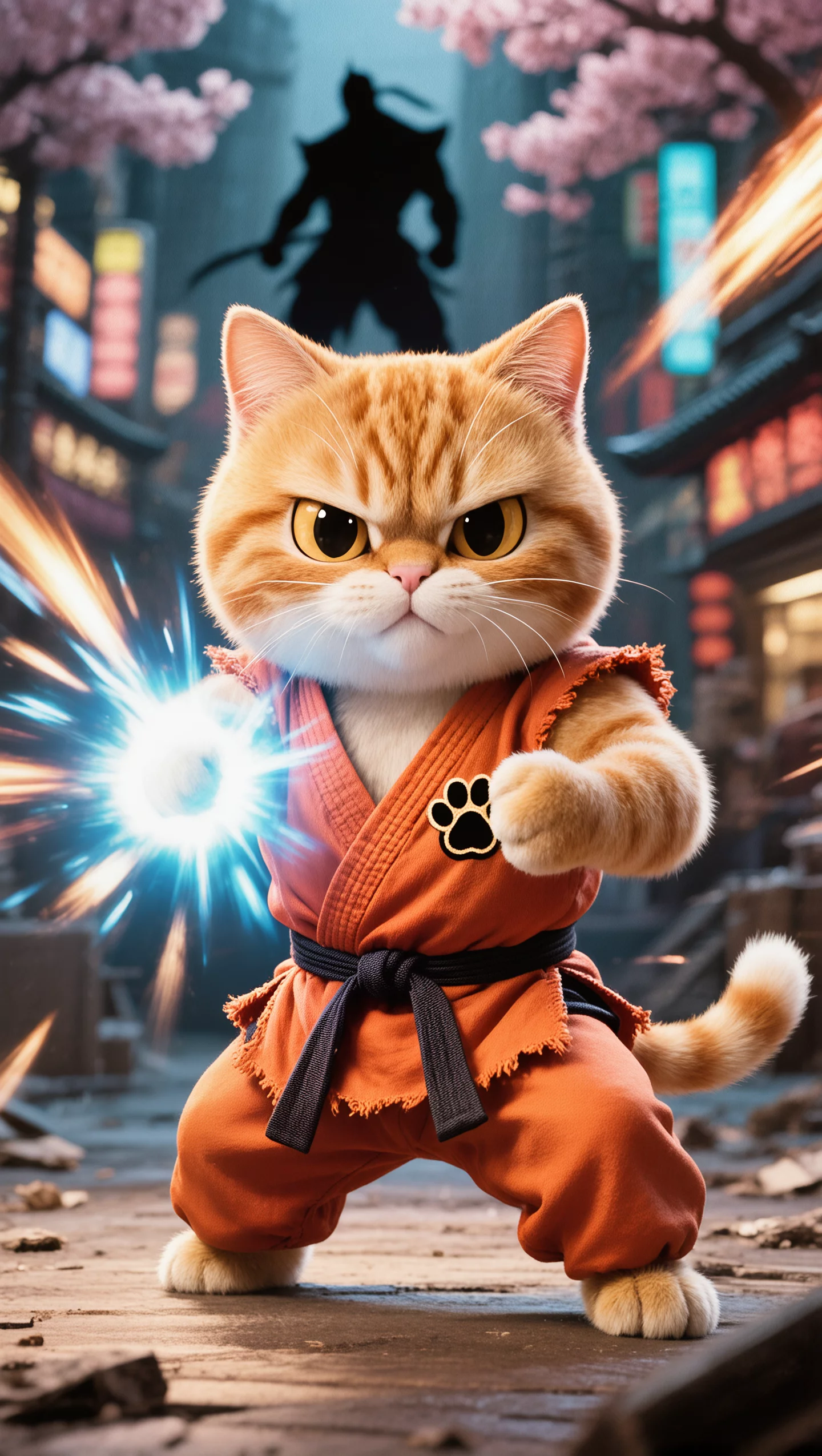 Ken Cat Unique Feline Character Animated Video | AI Image